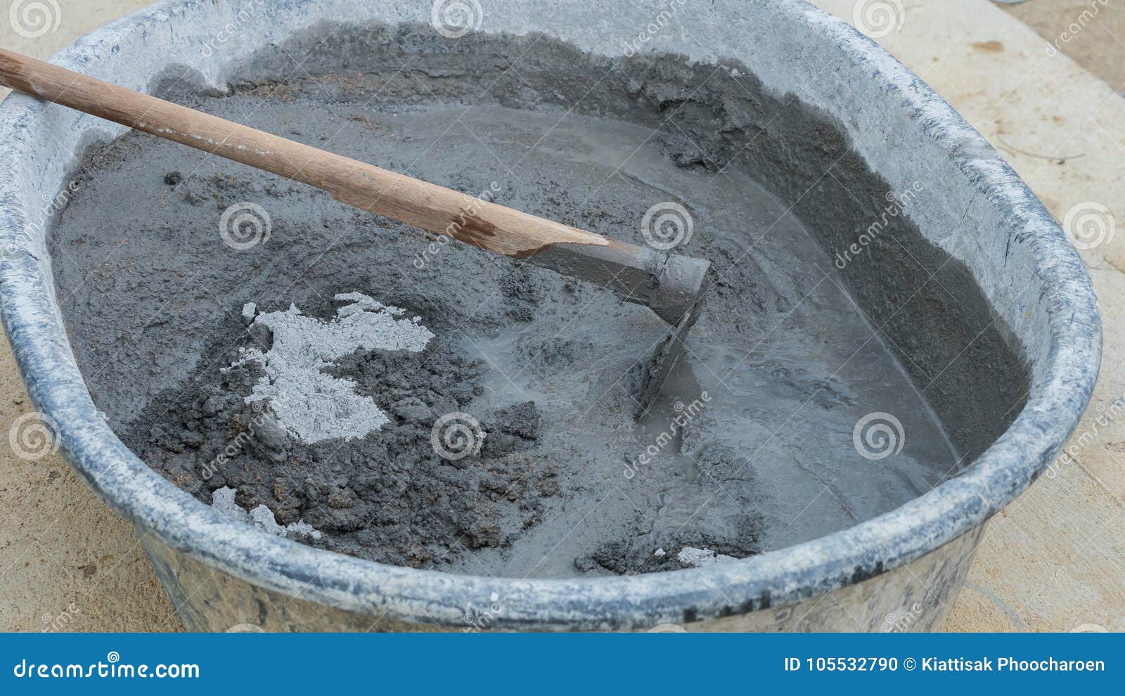 Concrete cement mixing stock photo. Image of pouring - 105532790