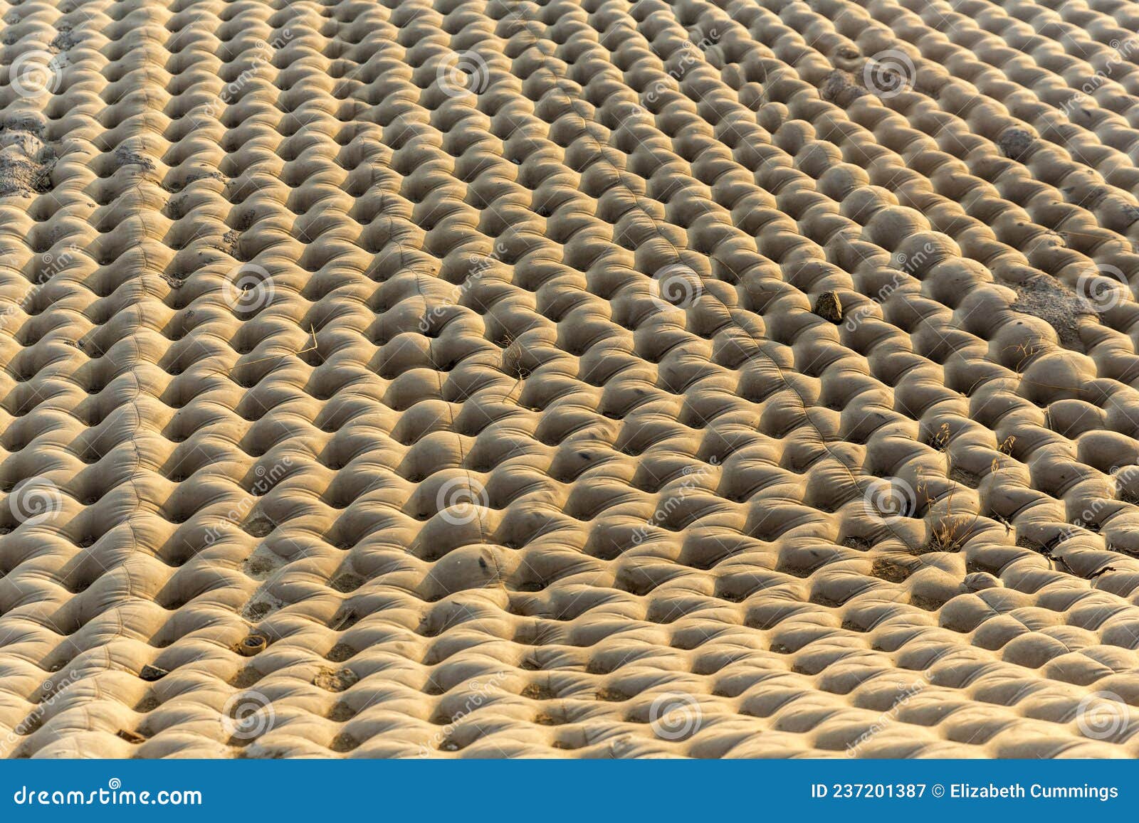 Concrete Channel Lining on the Ground Surface Stock Image - Image of ...