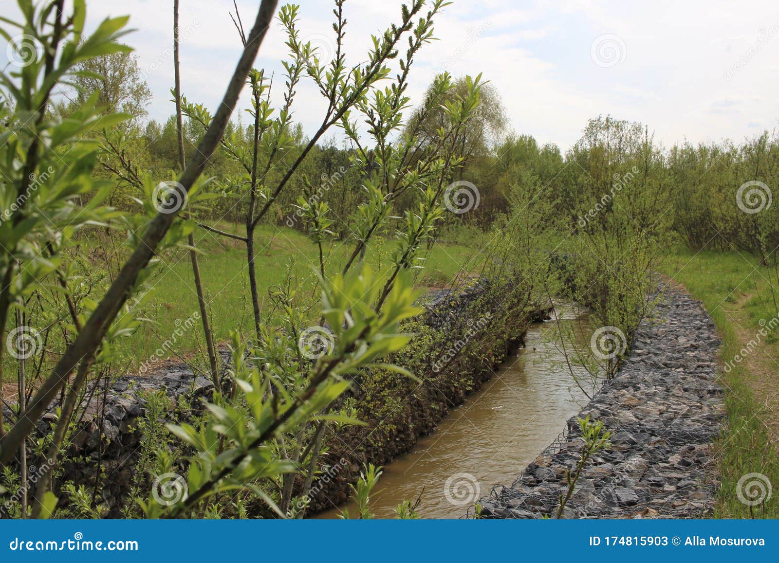 Concrete, Channel with Water River in the Pipe Flows Stream Artificial ... Concrete, Channel with Water River in the Pipe Flows Stream Artificial ...