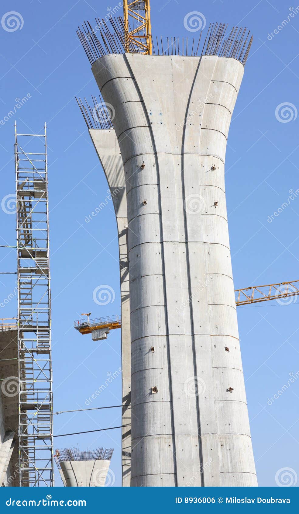 Concrete column stock photo. Image of reinforced, gray - 8936006