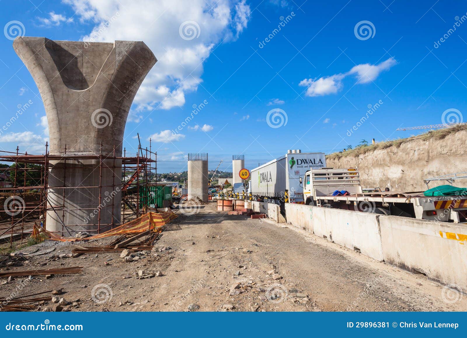Construction Highway Intersection Traffic Editorial Photo - Image of ...
