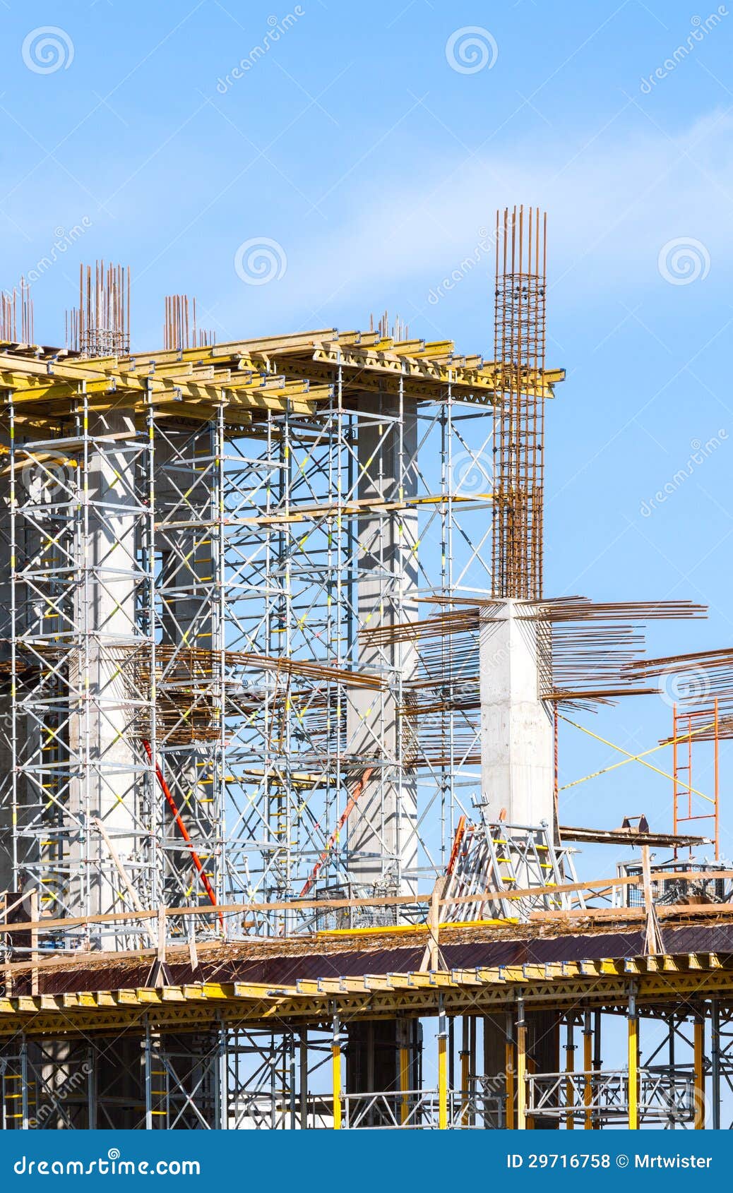 Reinforced steel stock photo. Image of frame, large, construction ...