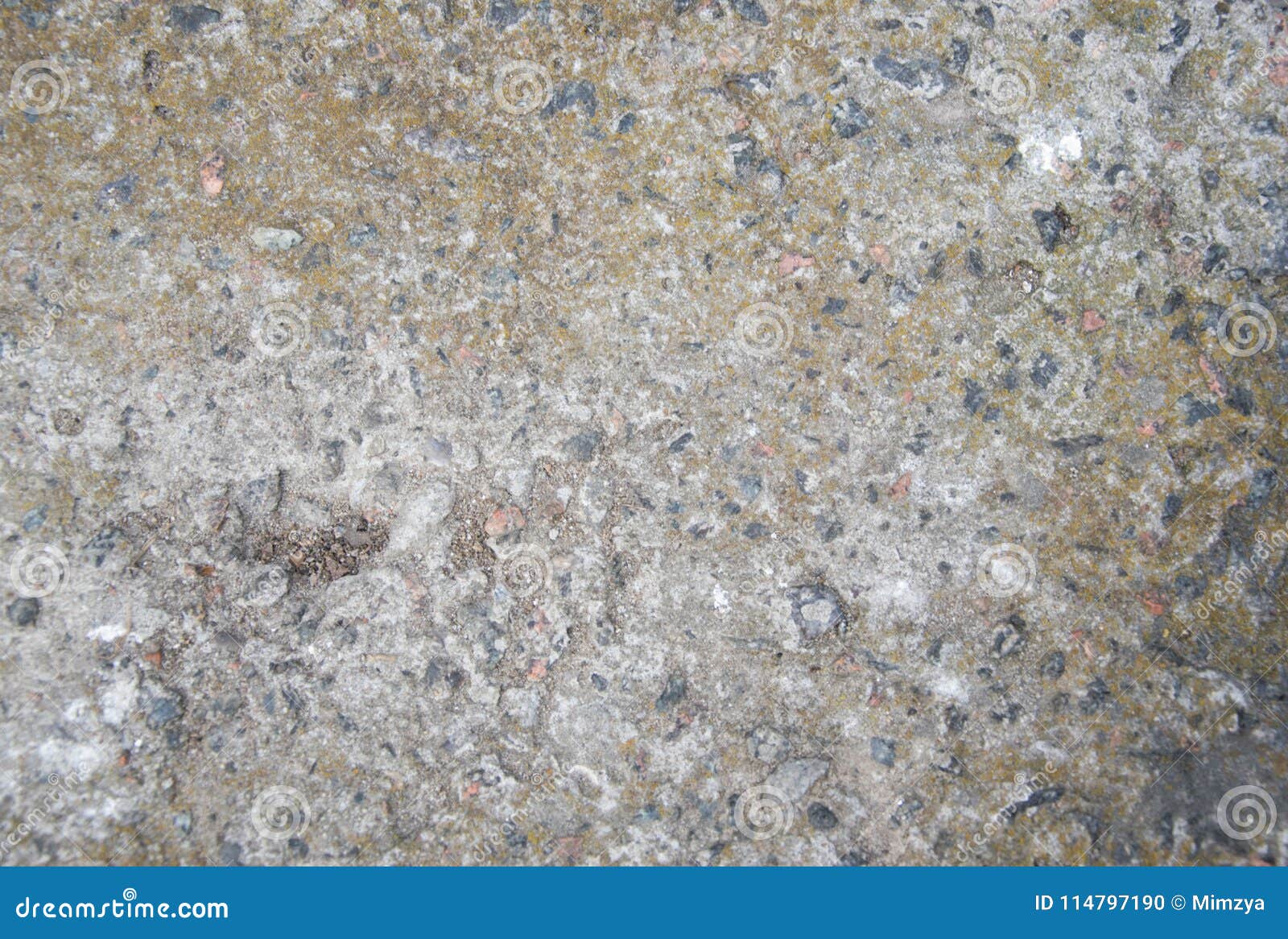 Concrete and Crushed Stone Wall Texture Stock Photo - Image of ...