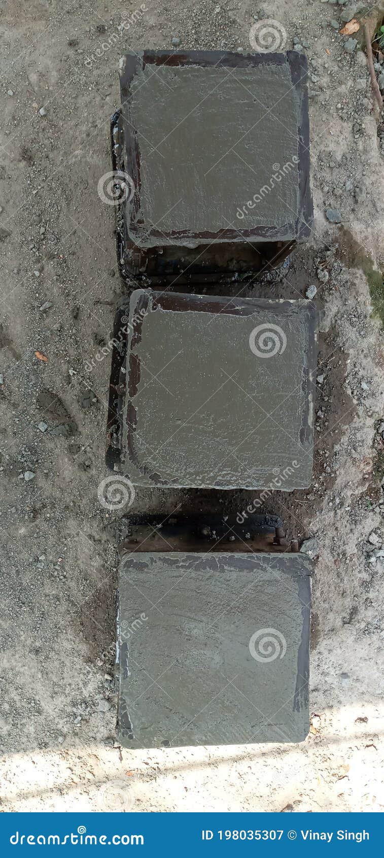 Concrete Cube Casting for Cube Test To Test the Strength of Concrete ...