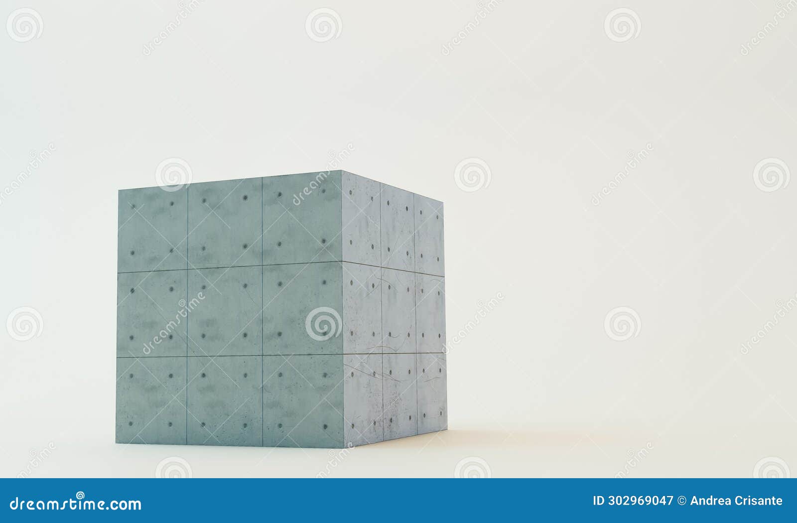 Concrete 3d Cube Wall Background Royalty-Free Stock Photography ...