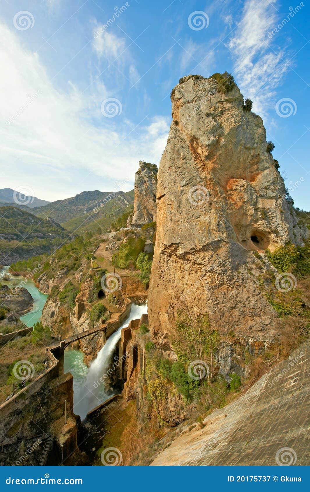 Concrete Dam stock image. Image of irrigation, outdoors - 20175737