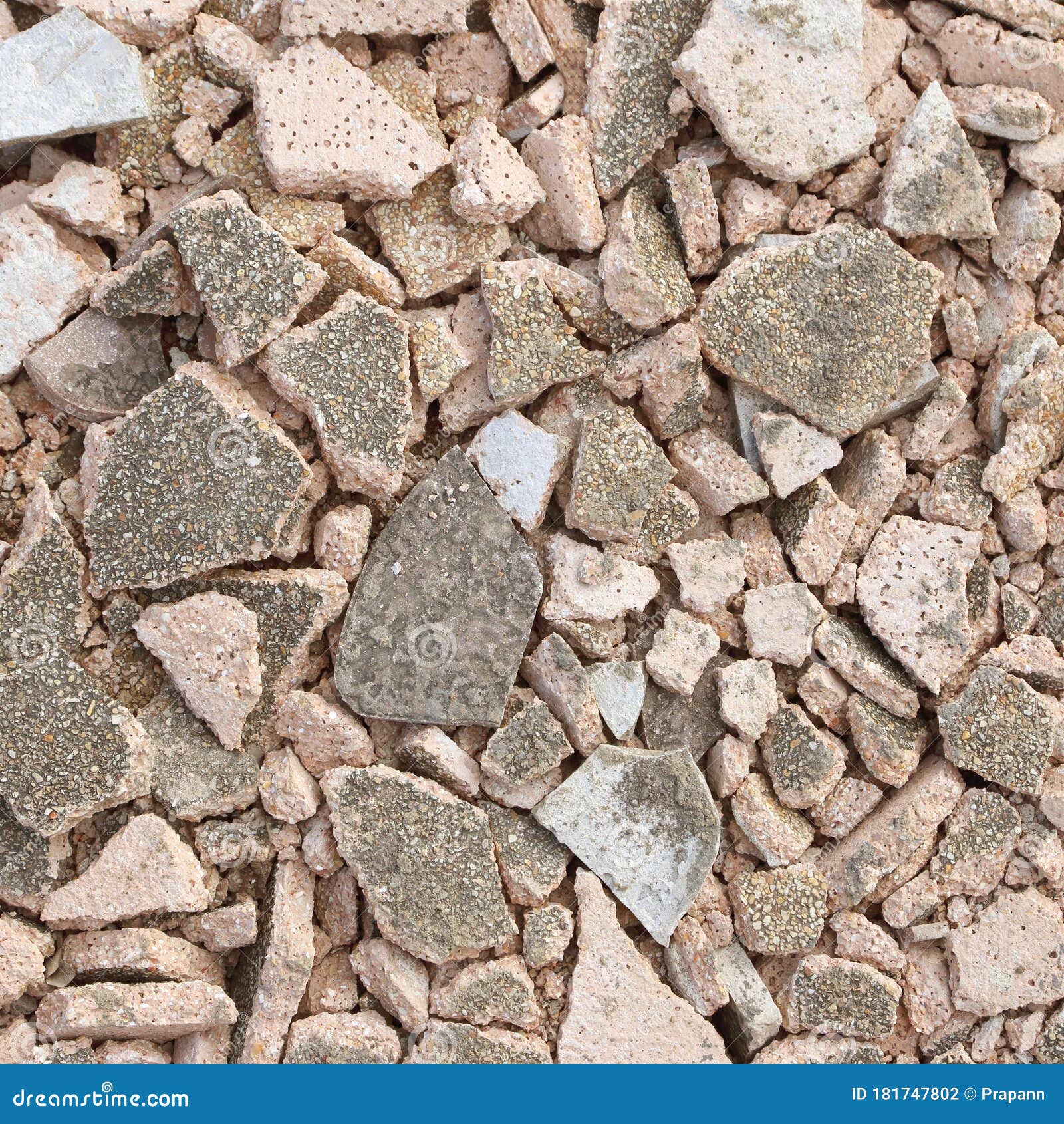 The Concrete Debris on Construction Site Background Stock Photo - Image ...