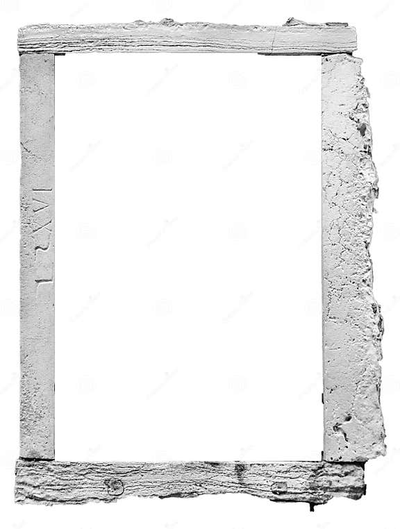 Concrete Decay Isolated Frame Stock Image - Image of decorated ...