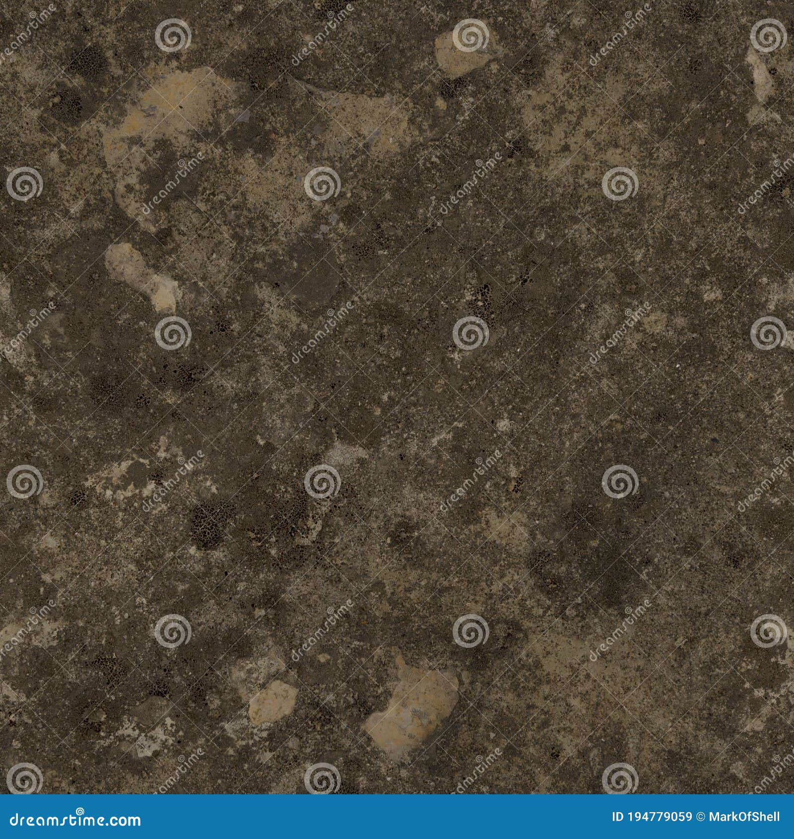 Concrete Dirty Albedo Map, Diffuse Map Texture Stock Illustration ...