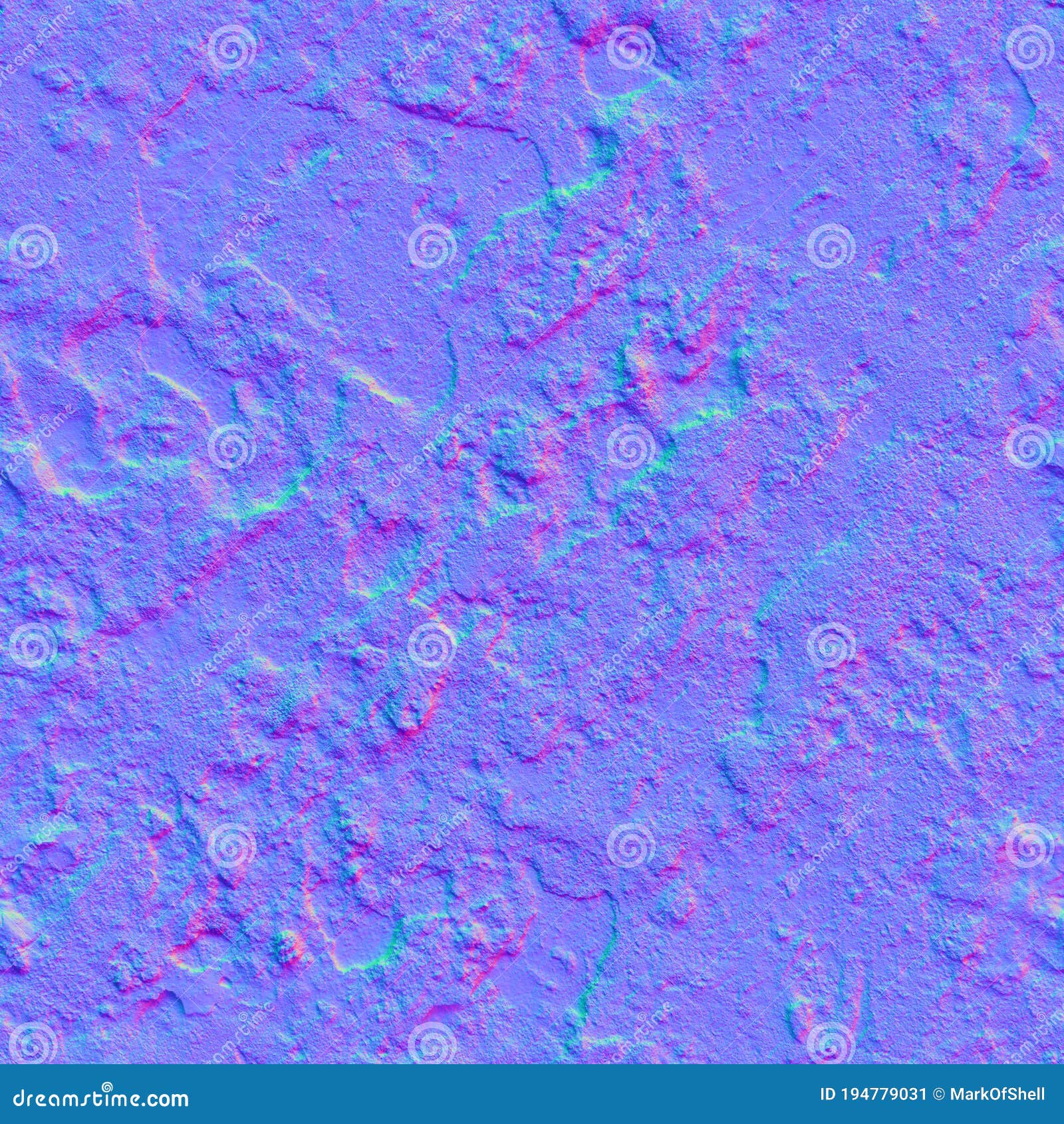 Concrete Dirty Normal Map Texture, Bump Map Texture Stock Illustration ...