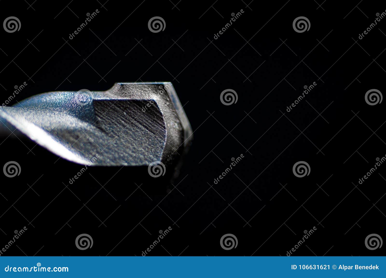 Concrete Drill Bit Close Up Macro Shot Stock Image - Image of piece ...