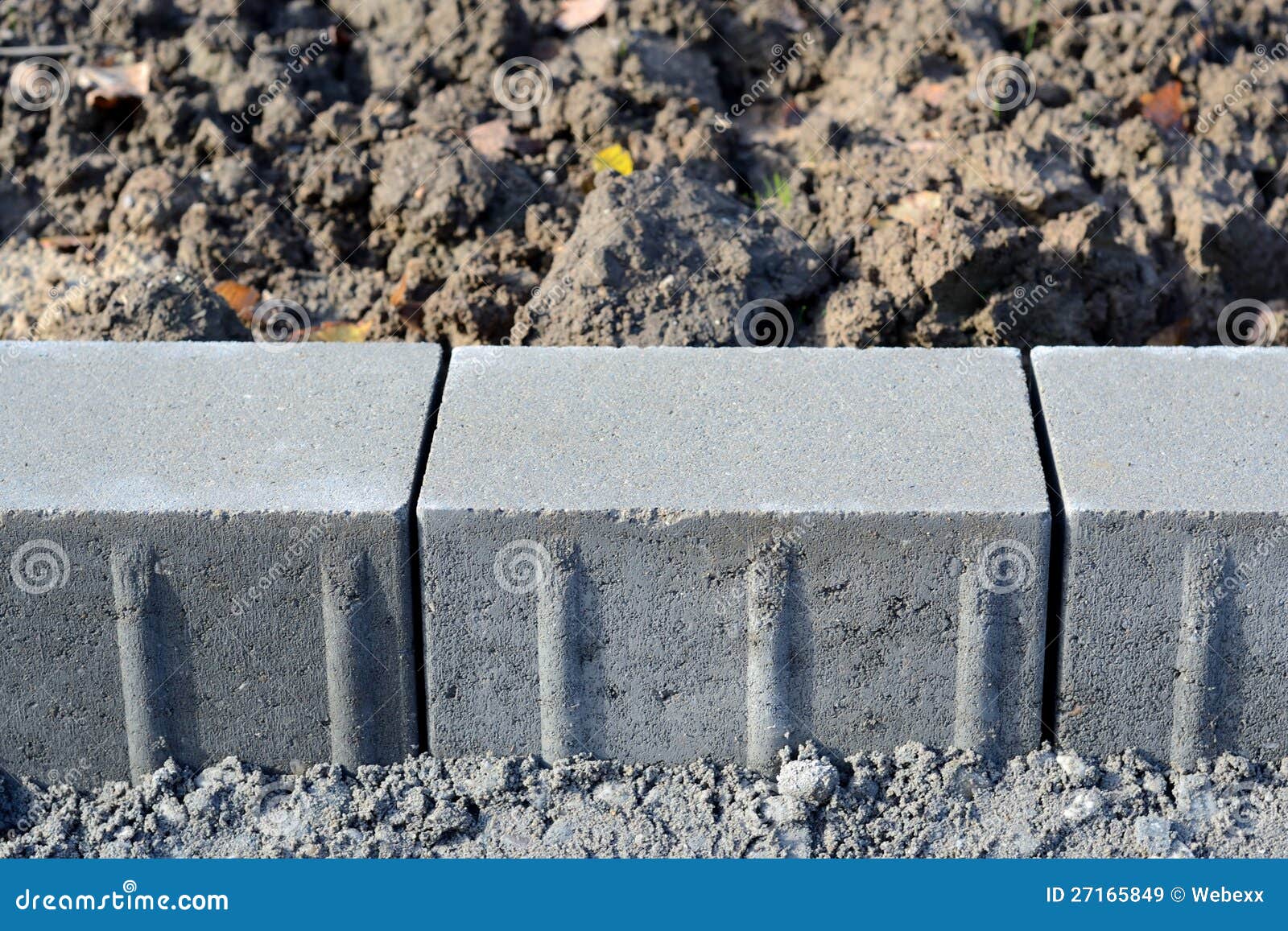 Concrete edge stock image. Image of curbs, design, craft - 27165849