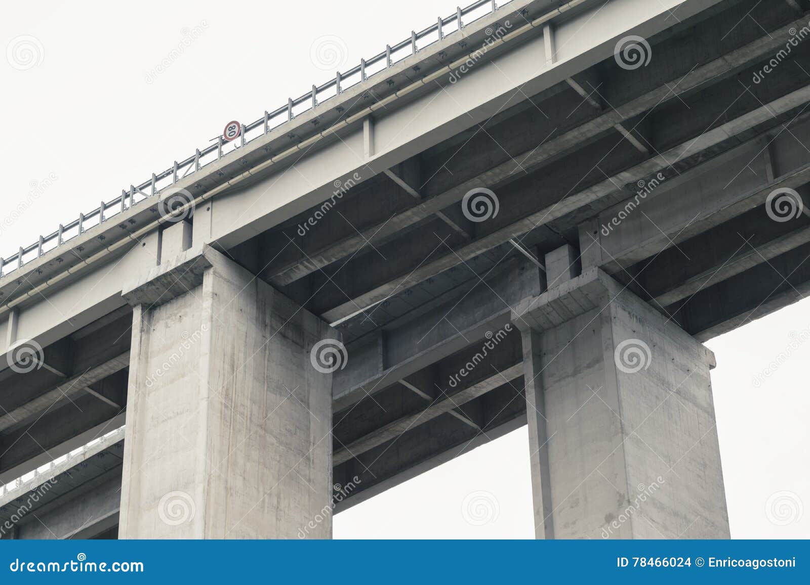 Concrete Elevated Highway Overpass Stock Photo - Image of drive ...