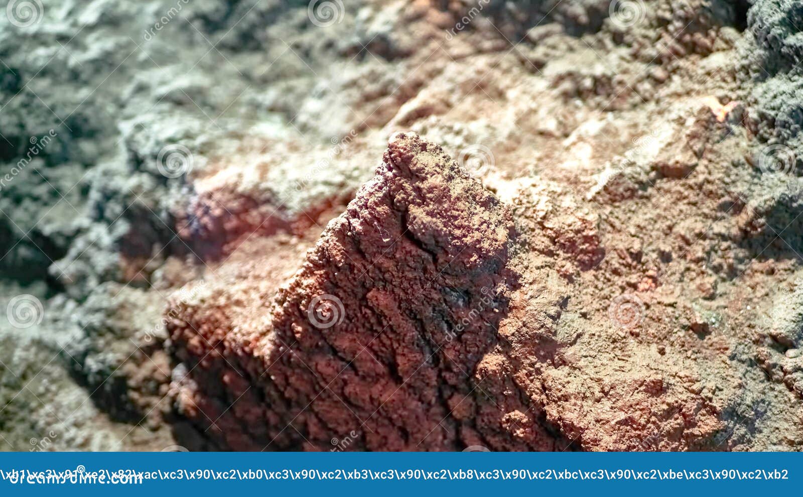 Concrete after Long Erosion Color Stock Image - Image of hole, erosion ...