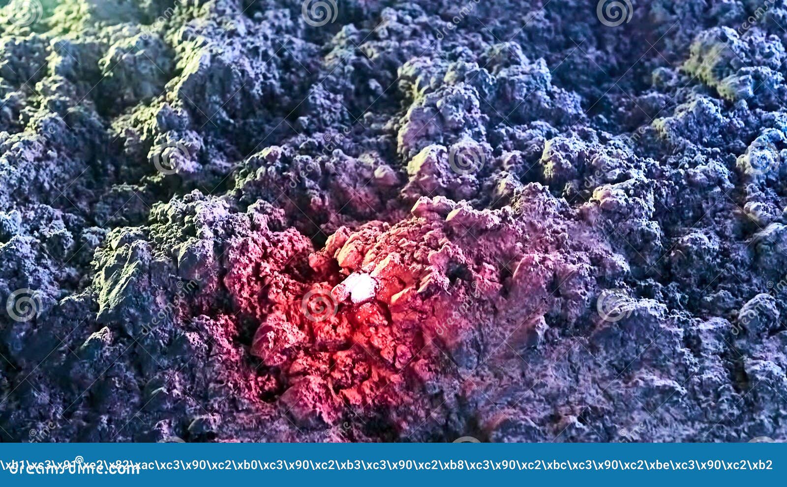 Concrete after Long Erosion Color Stock Photo - Image of ground ...