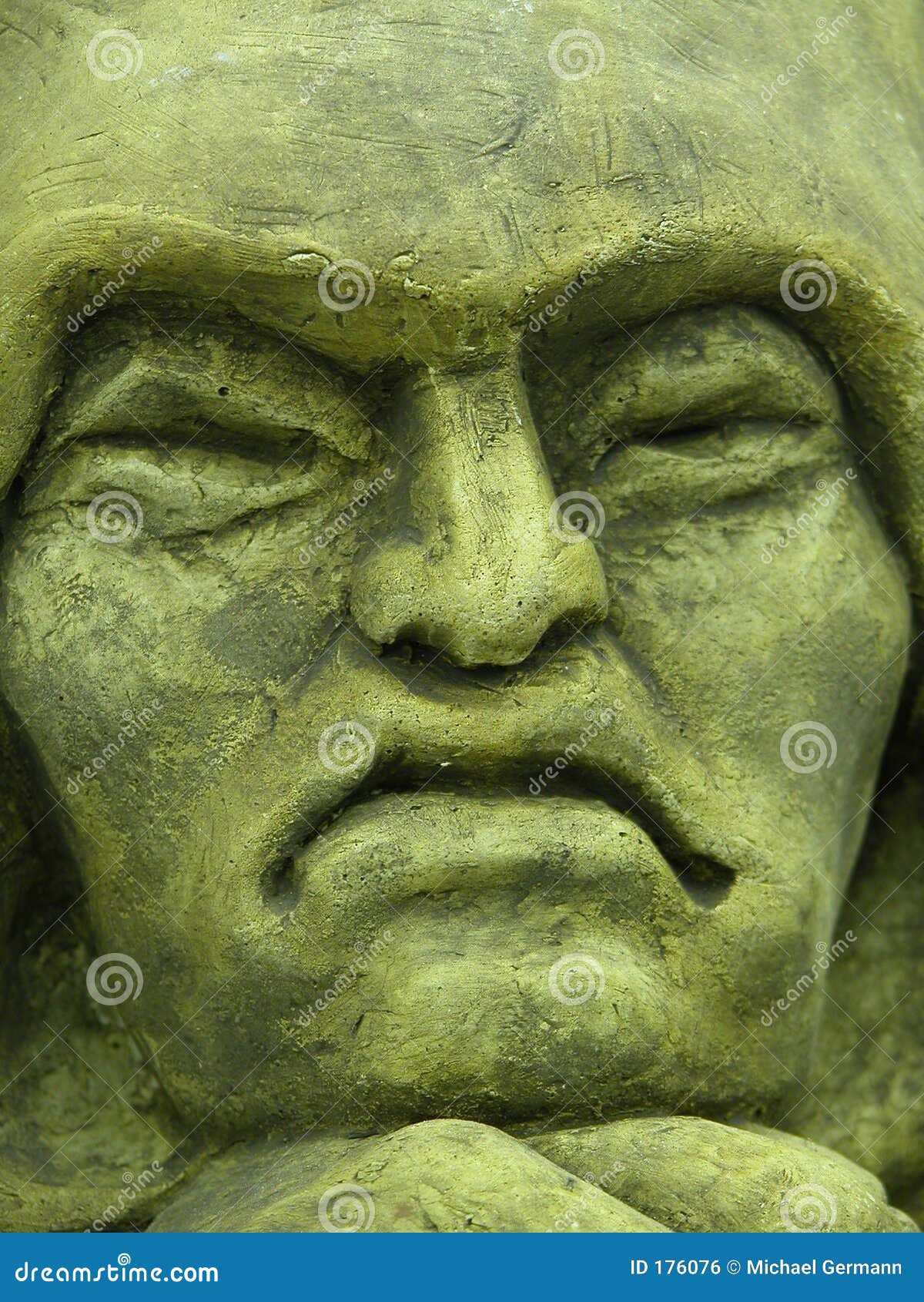 Concrete face stock photo. Image of expresion, frown, concrete - 176076