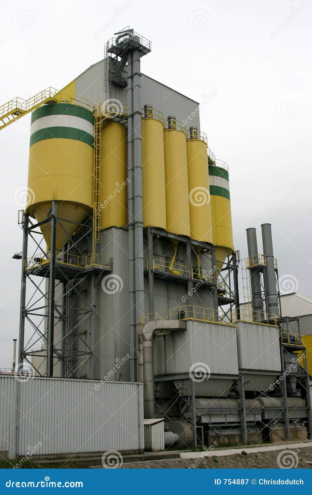 Concrete factory stock image. Image of dutch, manufacture - 754887