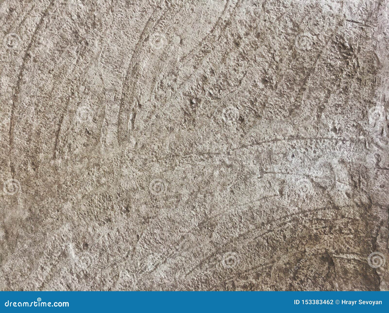 Concrete Floor, Cement with Wavy Patterns, Gray, Decor for Home ...