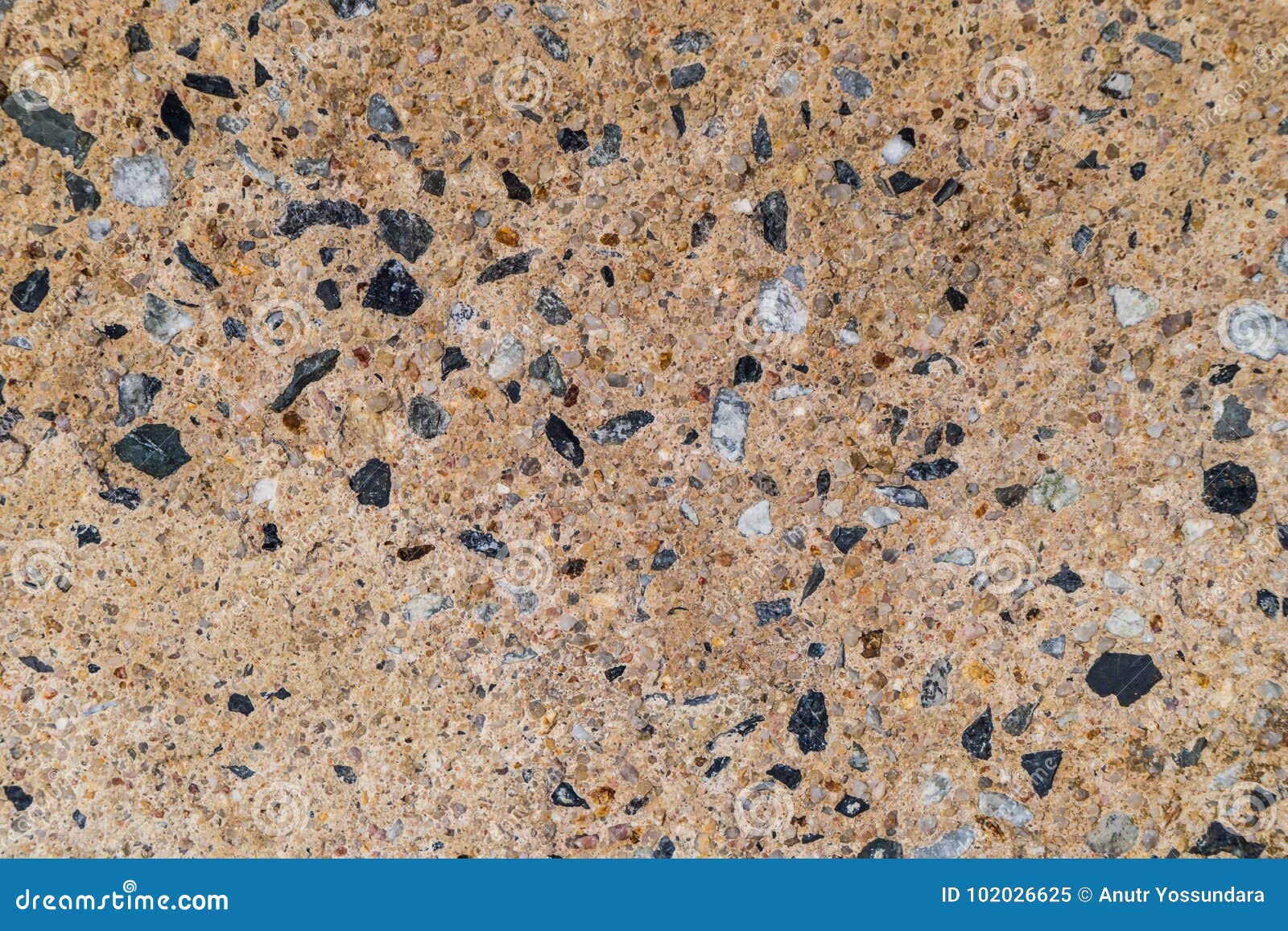 Concrete Floor with Rock for Texture Background Stock Image - Image of ...