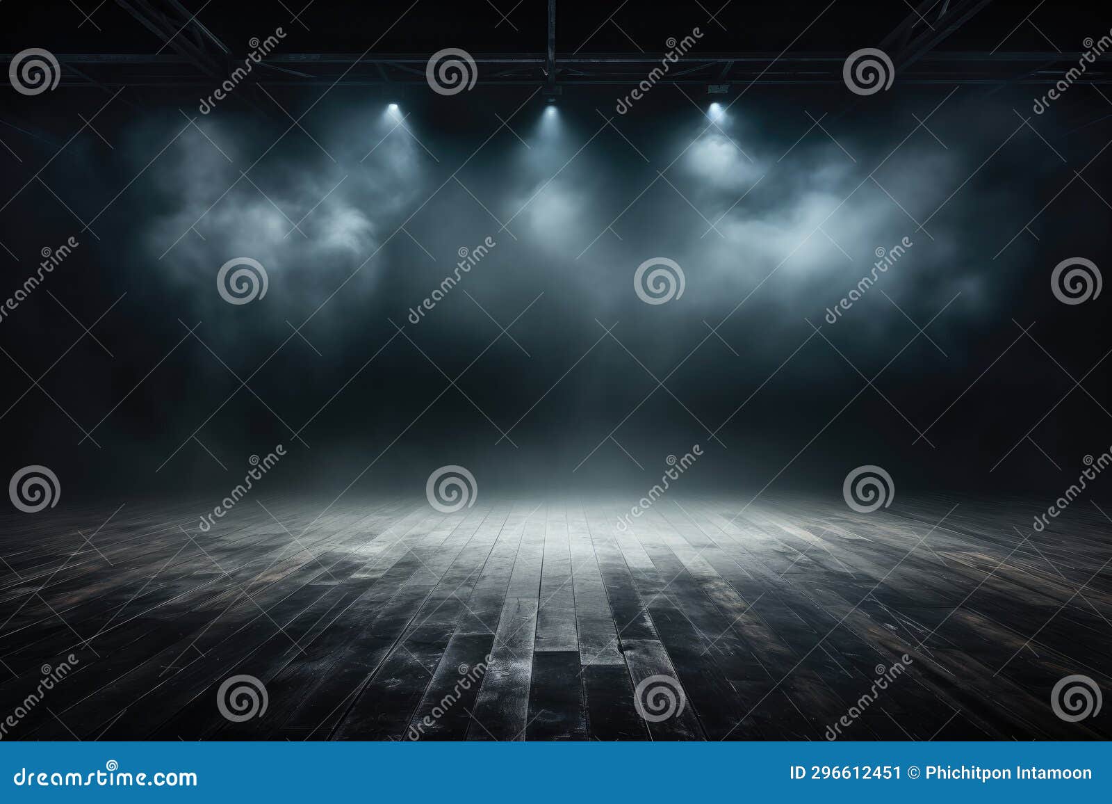 Concrete Floor and Smoke Room Background. Generative AI Stock ...