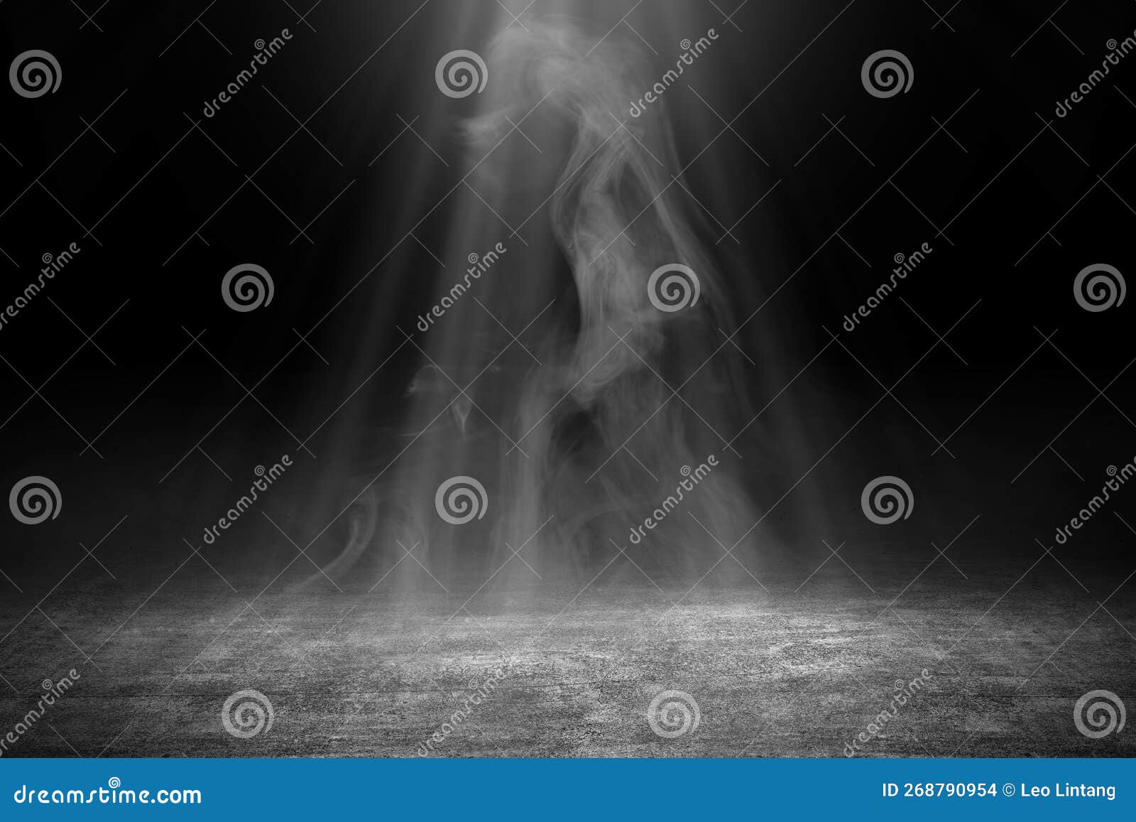 Concrete Floor with White Smoke Stock Photo - Image of soft, color ...