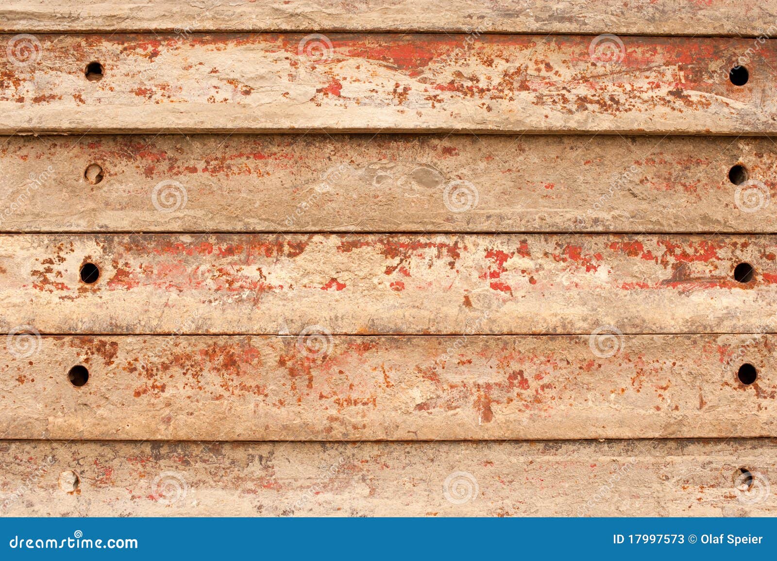 Concrete form boards stock image. Image of macro, hole - 17997573