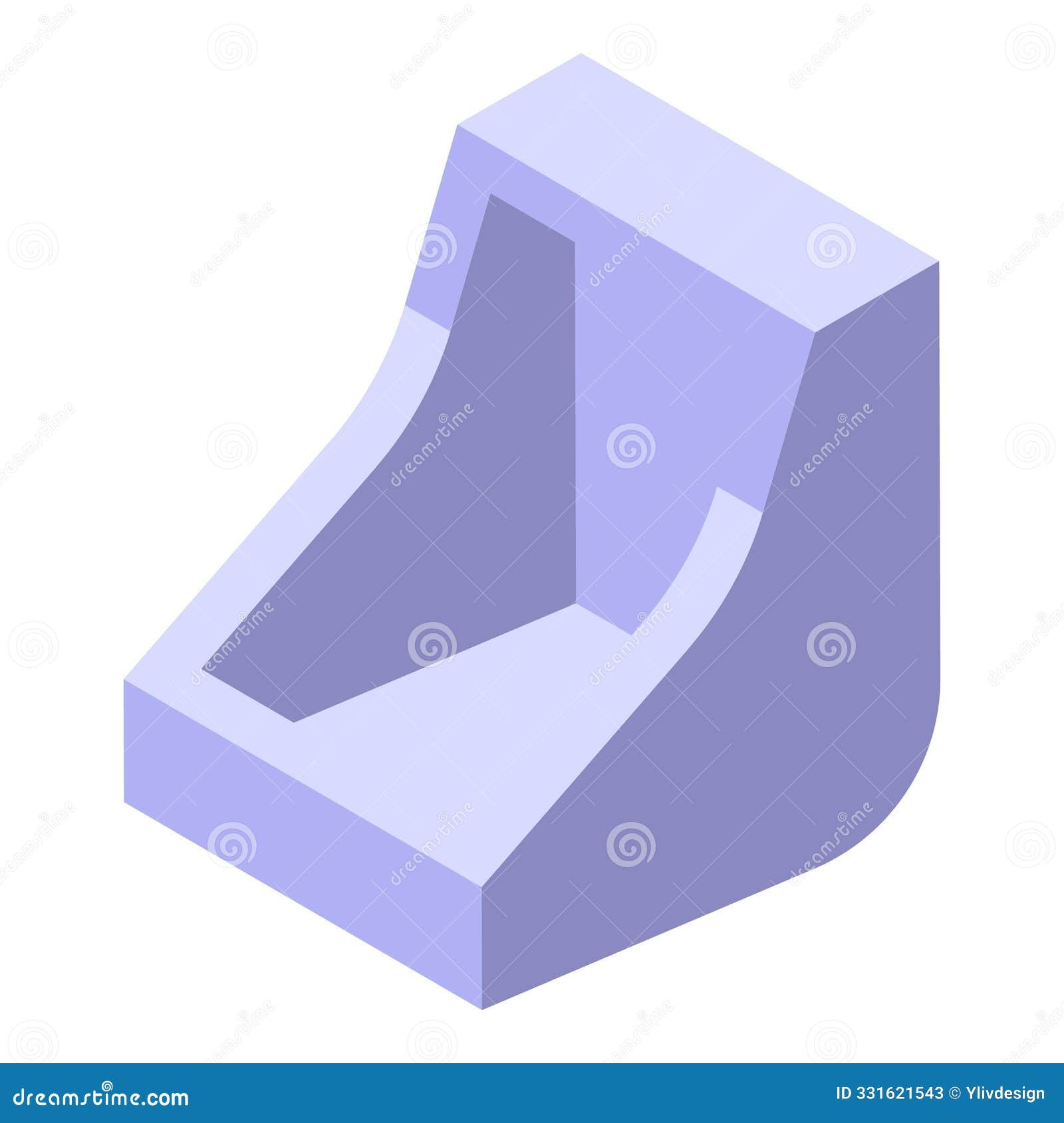 Concrete Formwork Element for Building Construction Stock Illustration ...