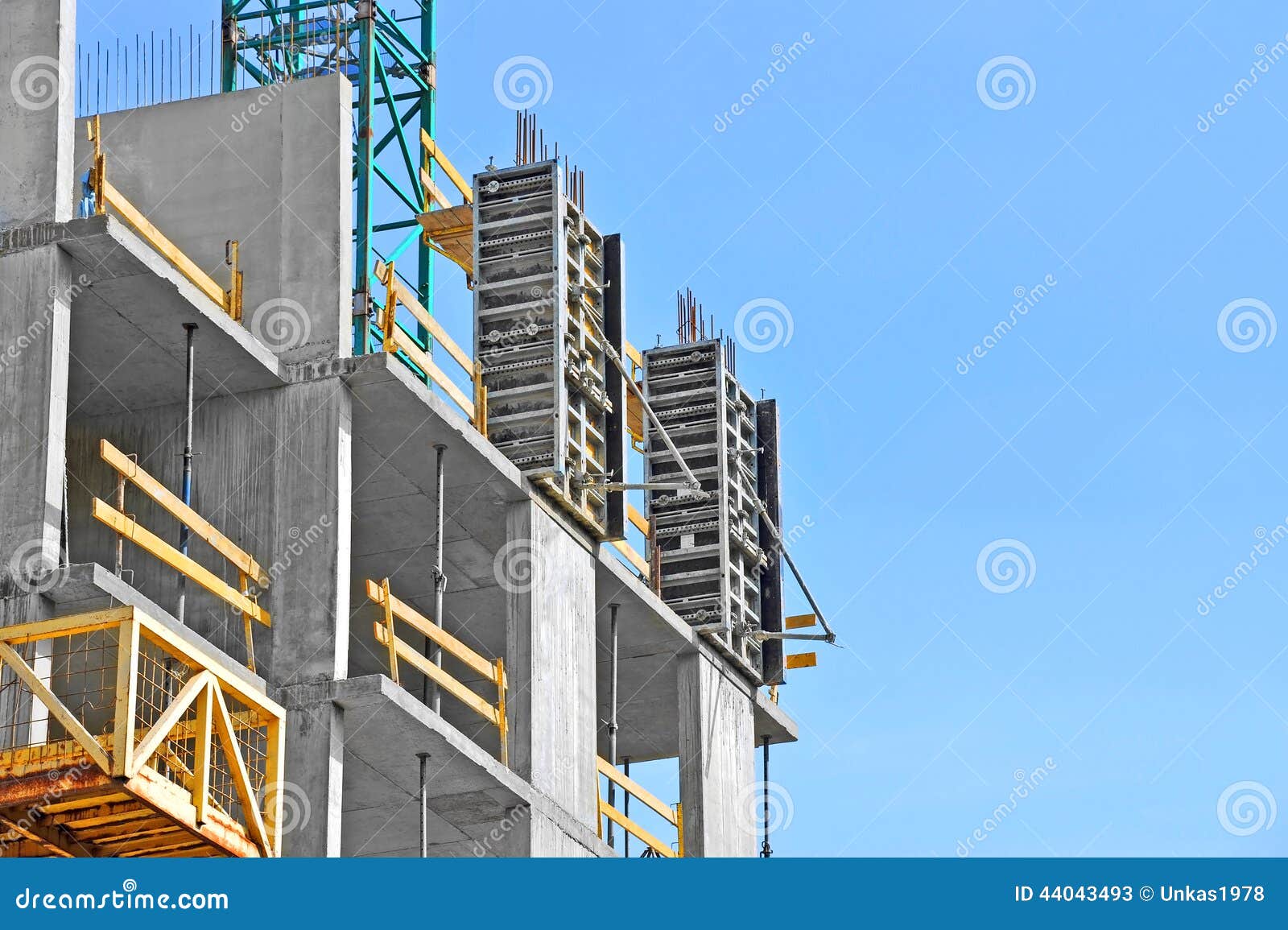 Concrete Formwork and Floor Beams Stock Image - Image of dome, formwork ...