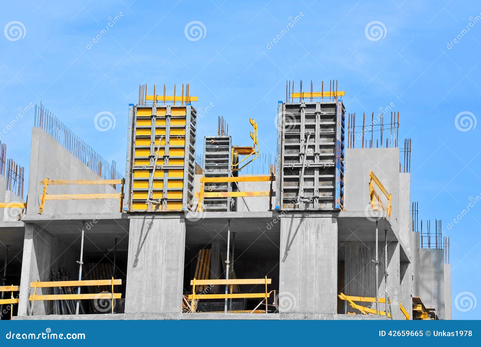 Concrete Formwork And Floor Beams Stock Image | CartoonDealer.com #34623895