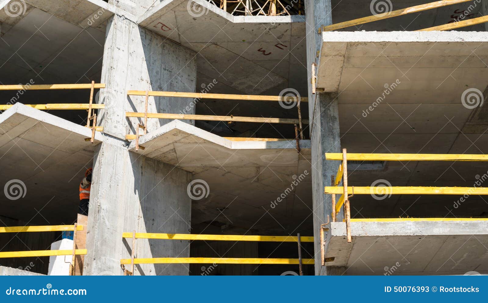 Concrete Framework of the Future Building Stock Image - Image of ...