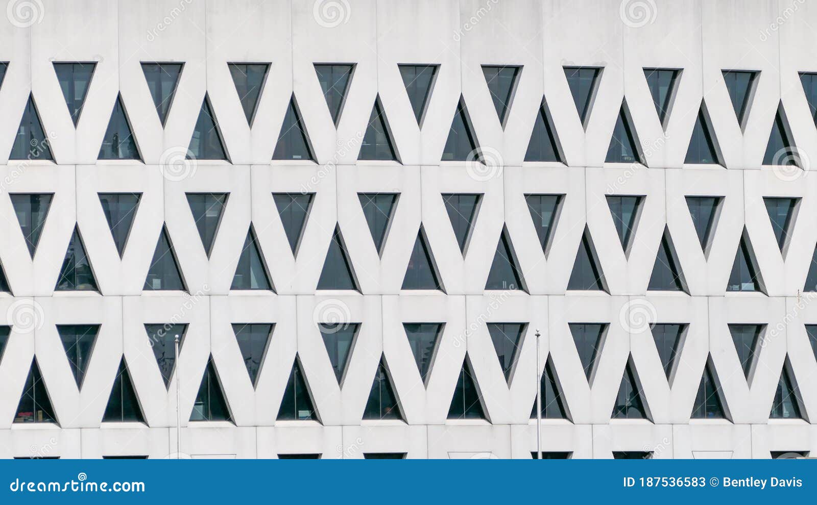 Triangular Facade Of A Modern House Royalty-Free Stock Photo ...