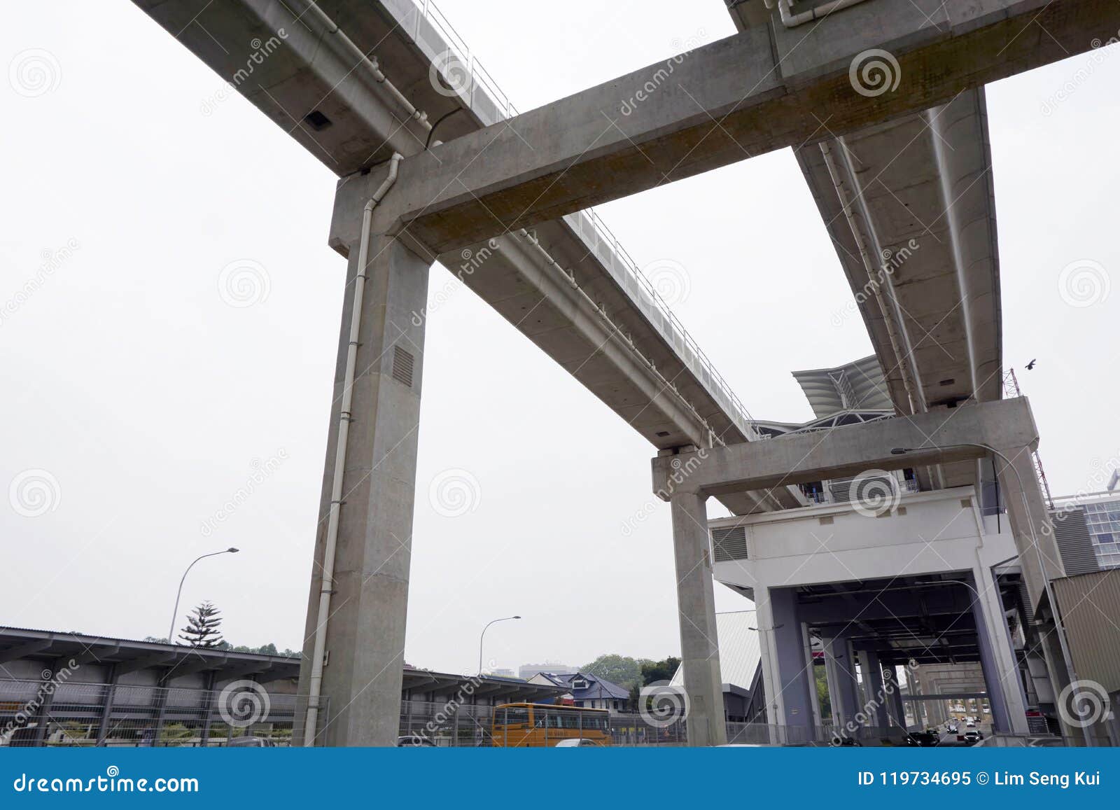 Overpass editorial image. Image of freeway, traffic - 119734695