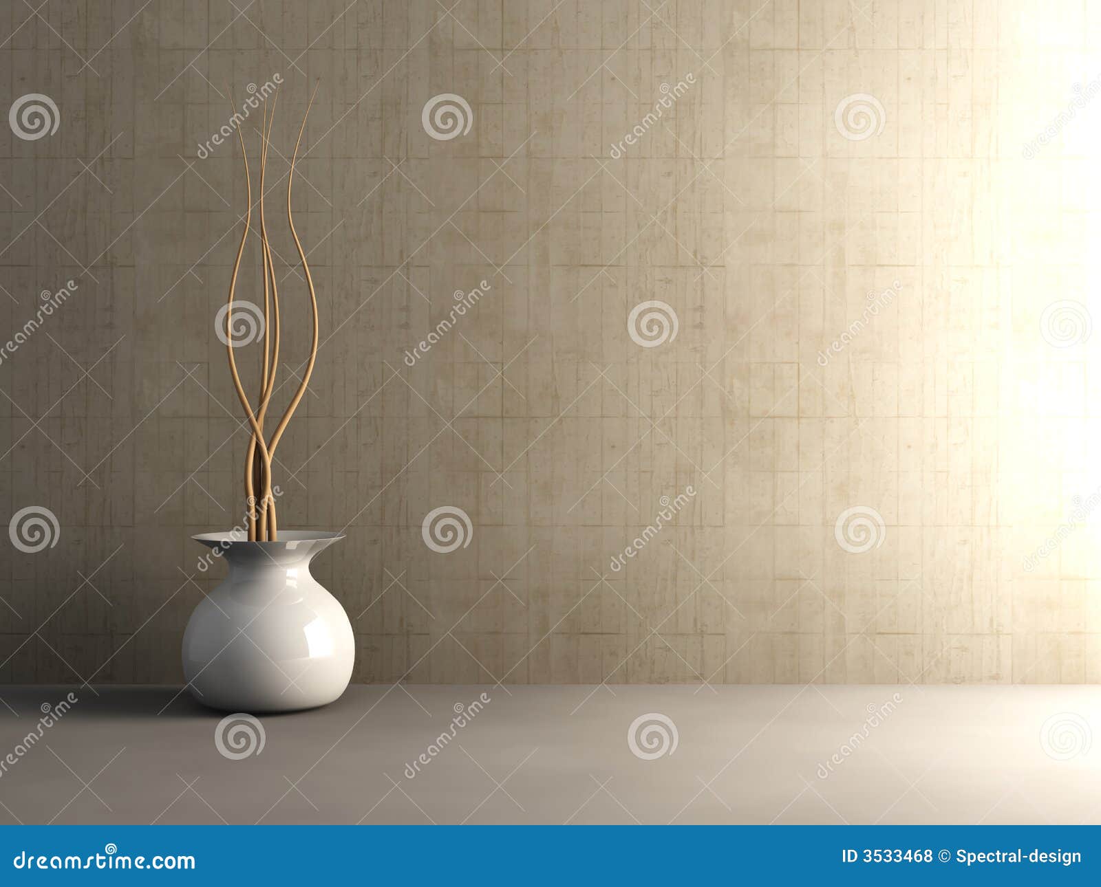 Concrete Interior - Unbalanced Royalty Free Stock Photos - Image: 3533468