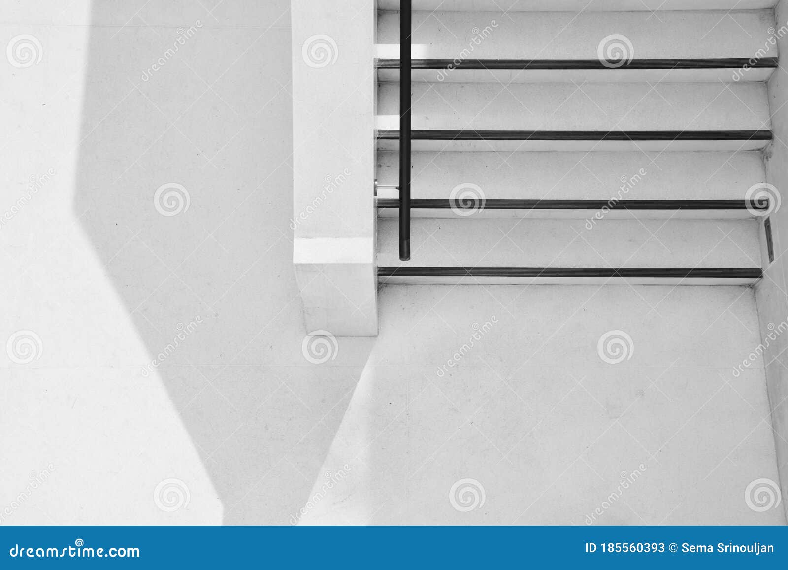 Concrete Ladder with Shadow in the City. Stock Image - Image of ...