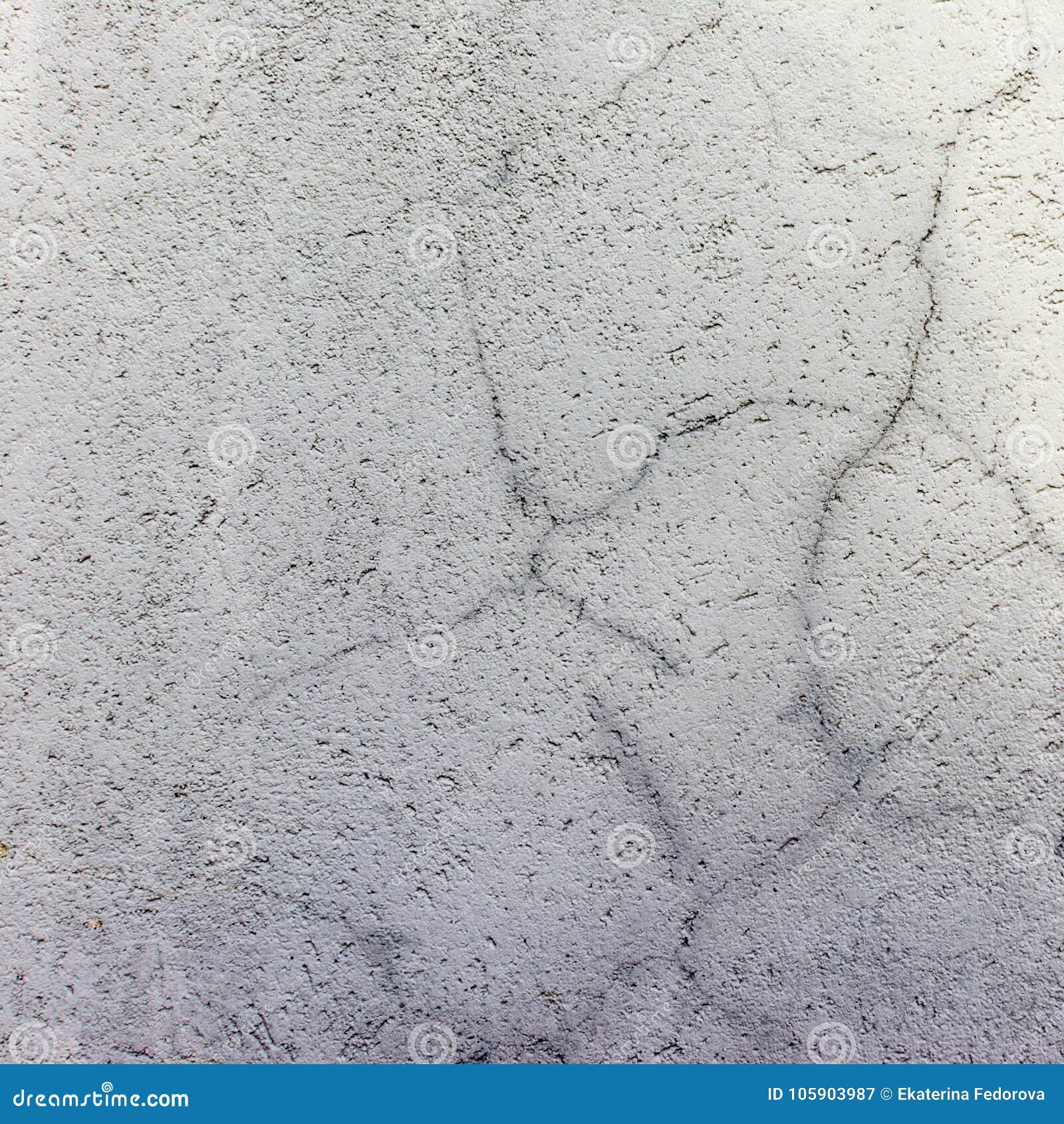 Concrete Light Gray Wall with Cracks. Background with Texture. Stock ...
