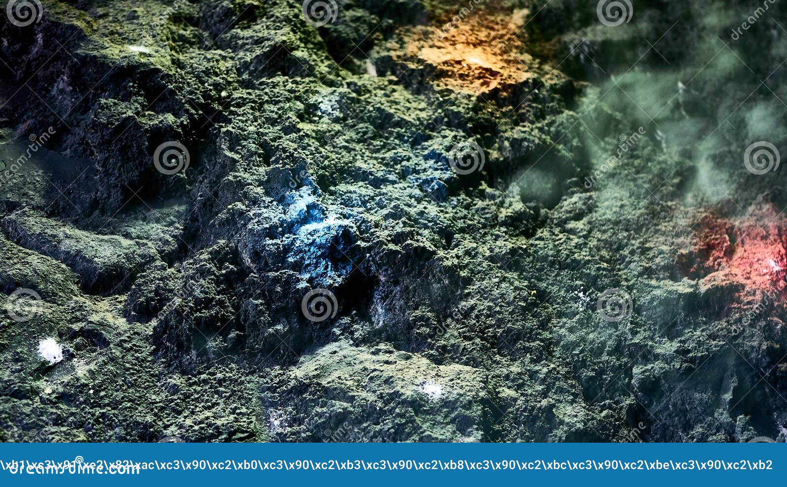 Concrete after Long Erosion Color Stock Image - Image of danger ...