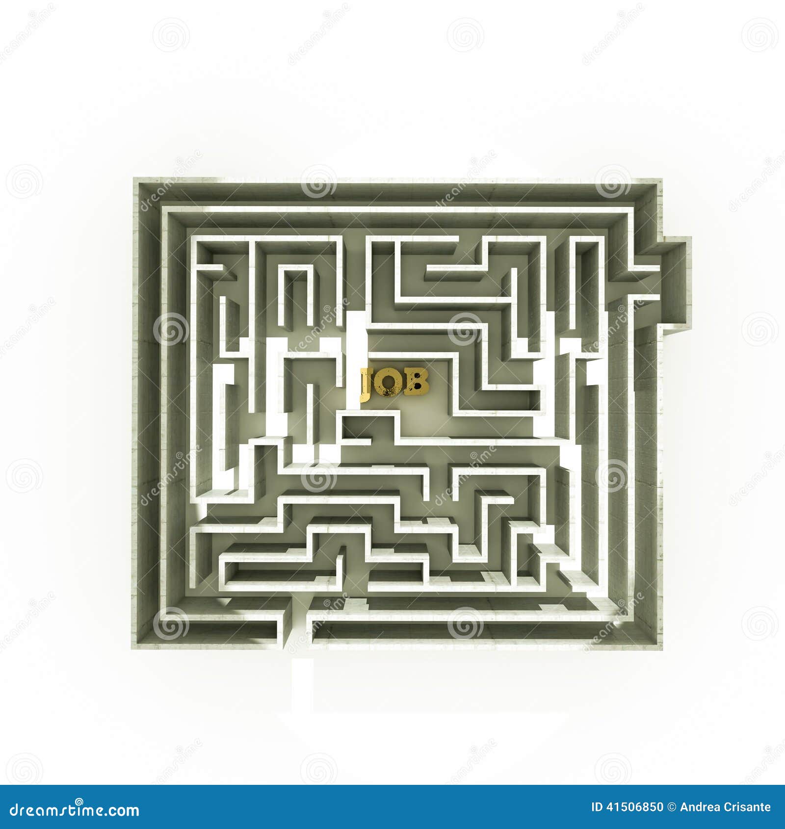 Concrete Maze Top View With Infographics Royalty-Free Stock Photography ...