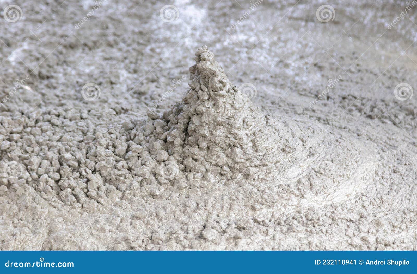 Concrete Mix at a Construction Site As a Background. Stock Image ...