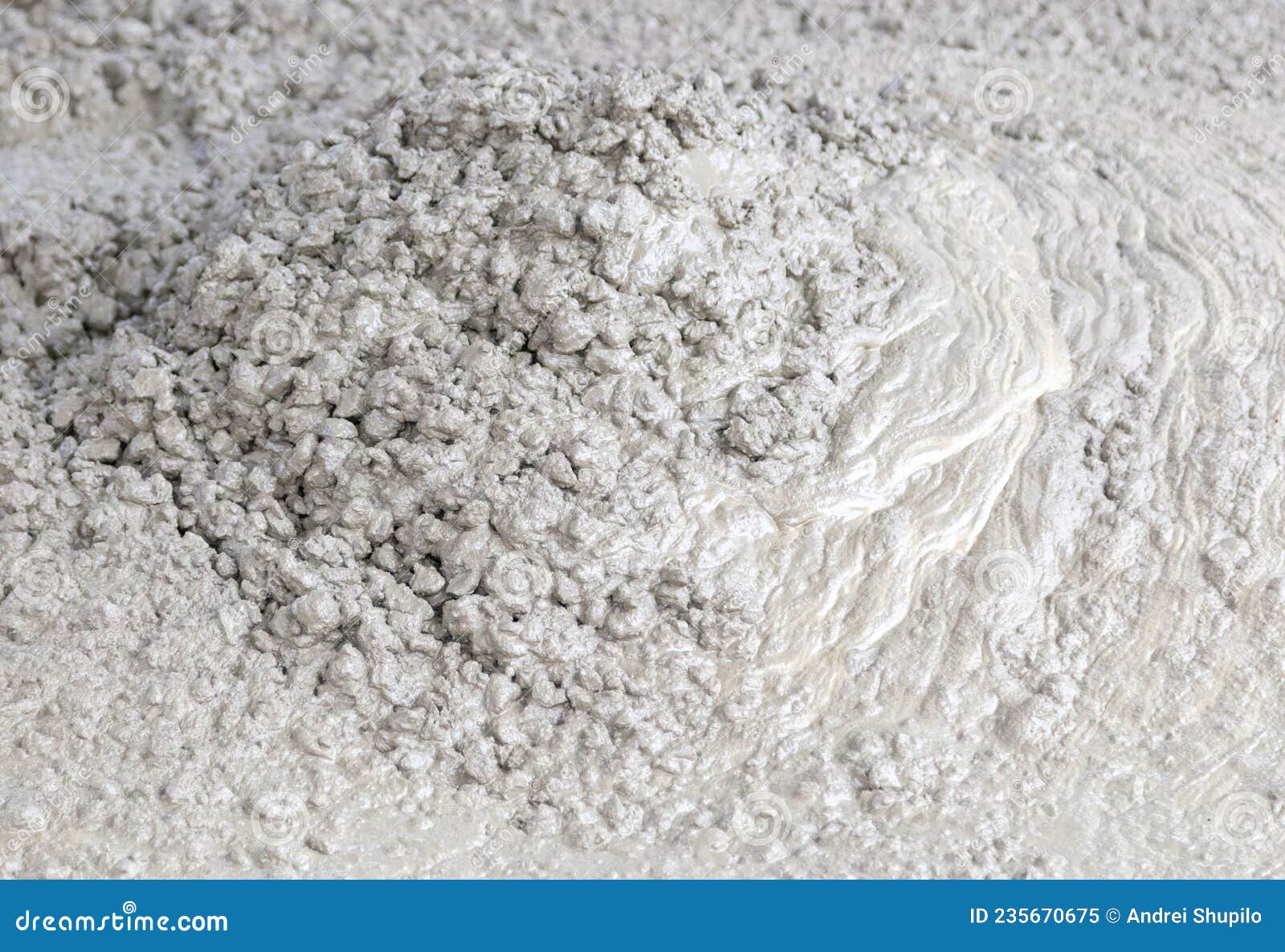 Concrete Mix at a Construction Site As a Background. Stock Image ...