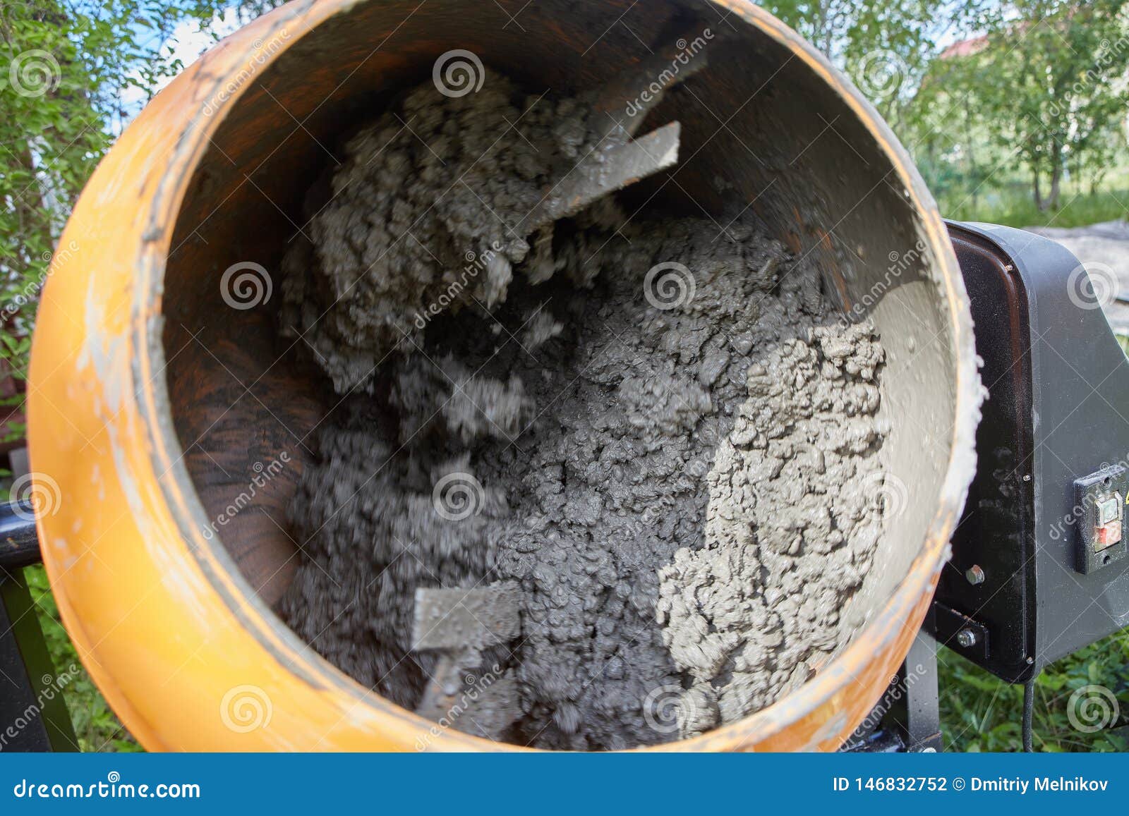 Concrete Mixer. Construction Concept Stock Photo - Image of ...
