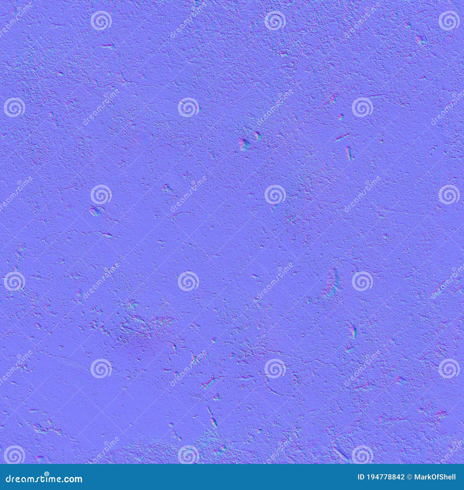 Grooved Concrete Normal Map