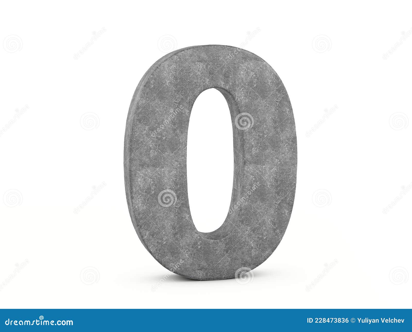 Concrete number zero stock illustration. Illustration of pattern ...