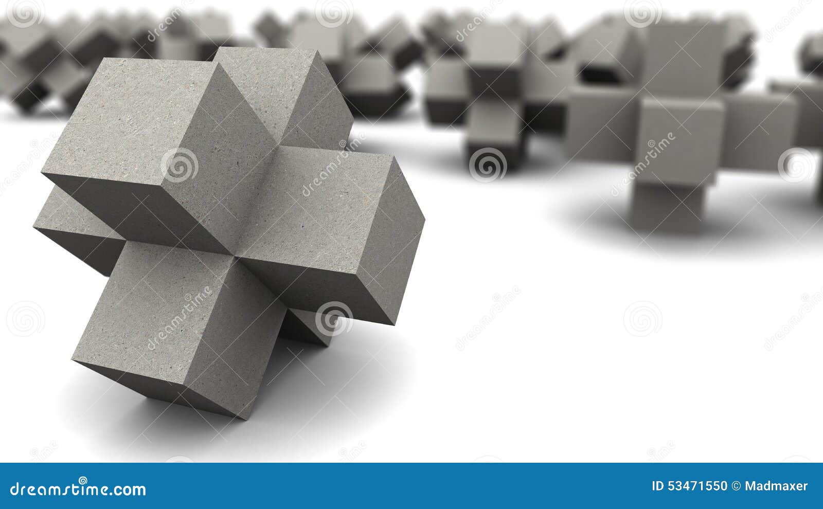 Concrete objects stock illustration. Illustration of solid - 53471550