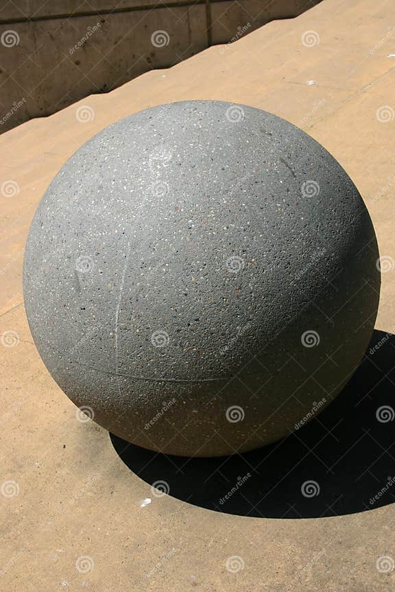 Concrete orb stock photo. Image of materials, concrete - 195892