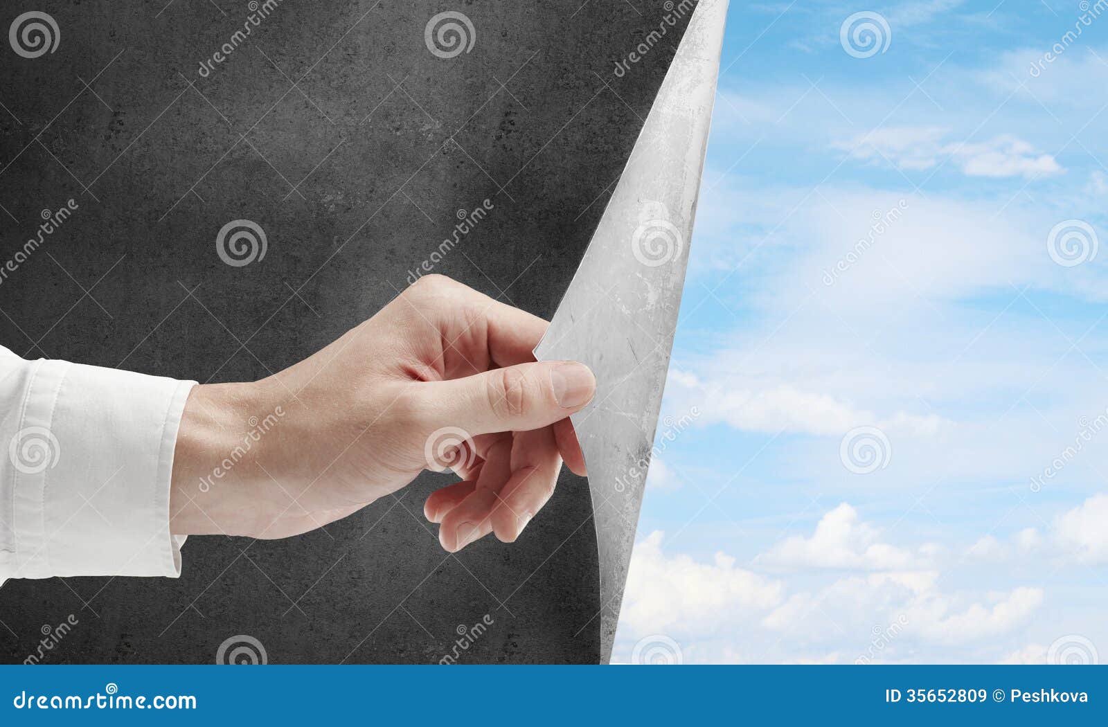 Concrete page to sky stock image. Image of caucasian - 35652809