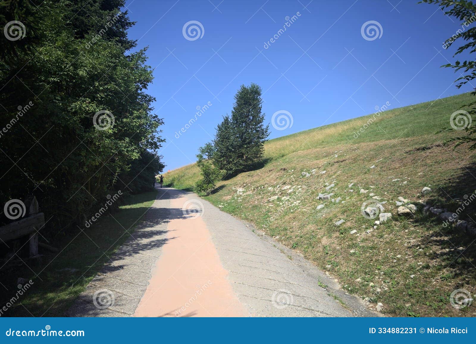 Concrete Path On A Slope Stock Image | CartoonDealer.com #334882231