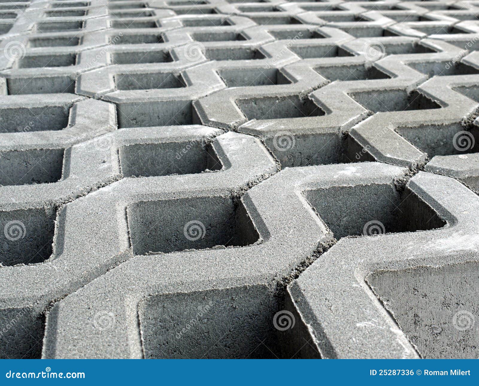 Concrete pavement stock photo. Image of industry, brickwork - 25287336