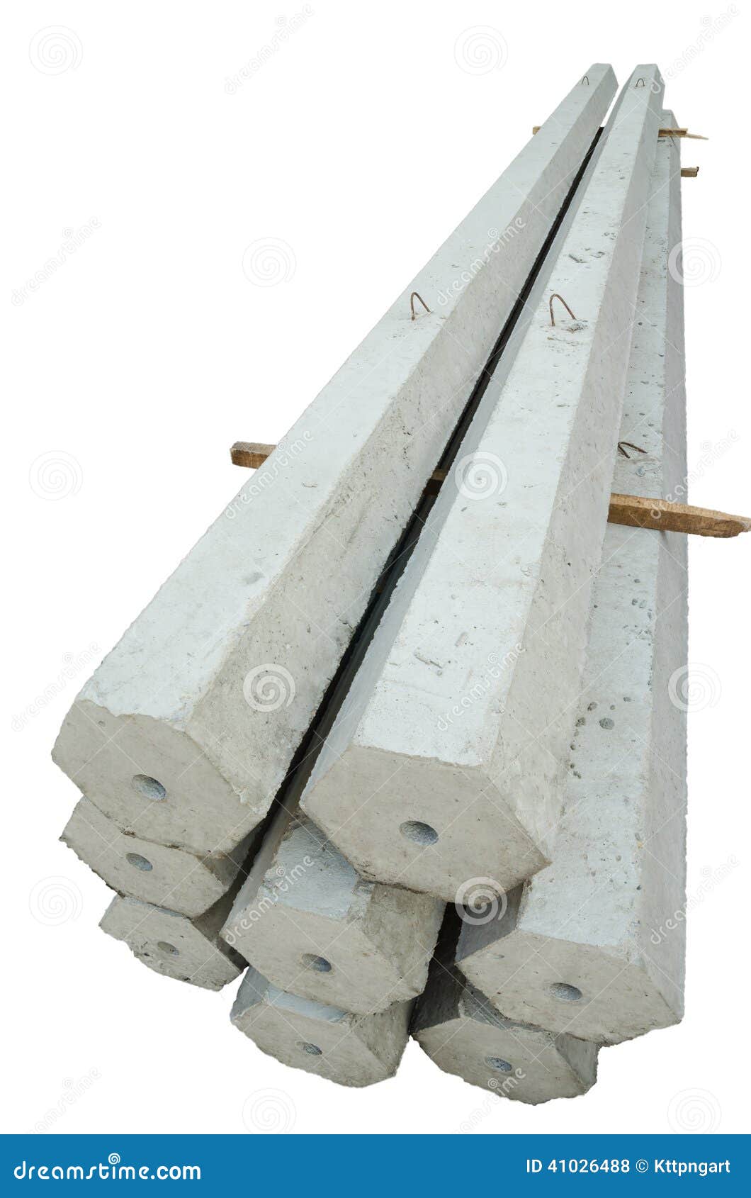Concrete pile stock photo. Image of pile, concrete, masonry - 41026488