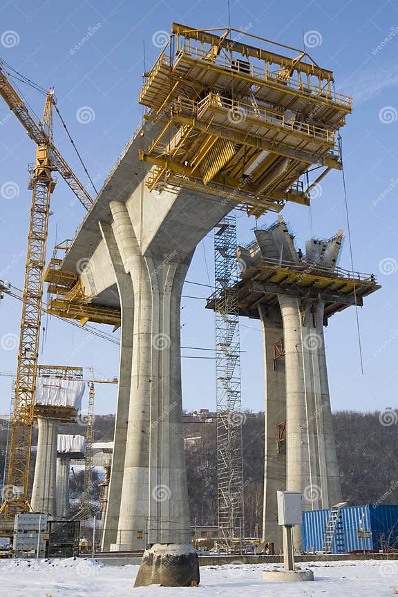 Concrete pillars stock photo. Image of vertical, concrete - 7781666