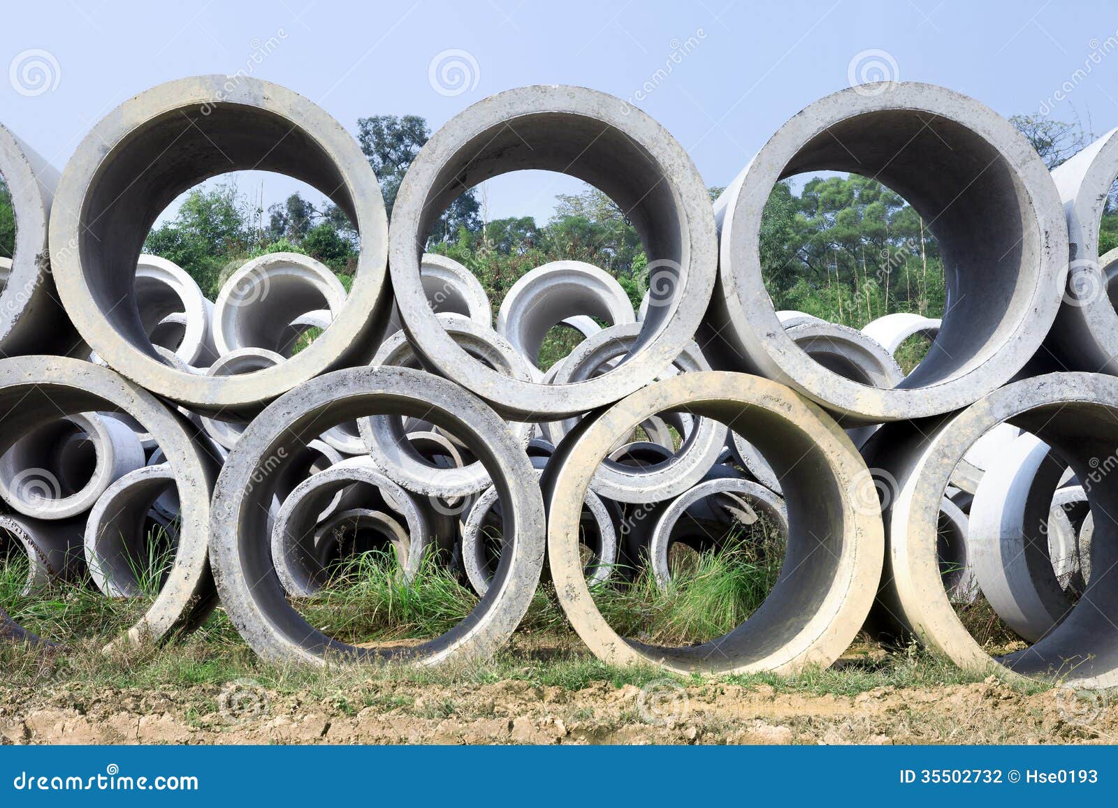 Concrete Pipe. Stock Photography | CartoonDealer.com #23719694